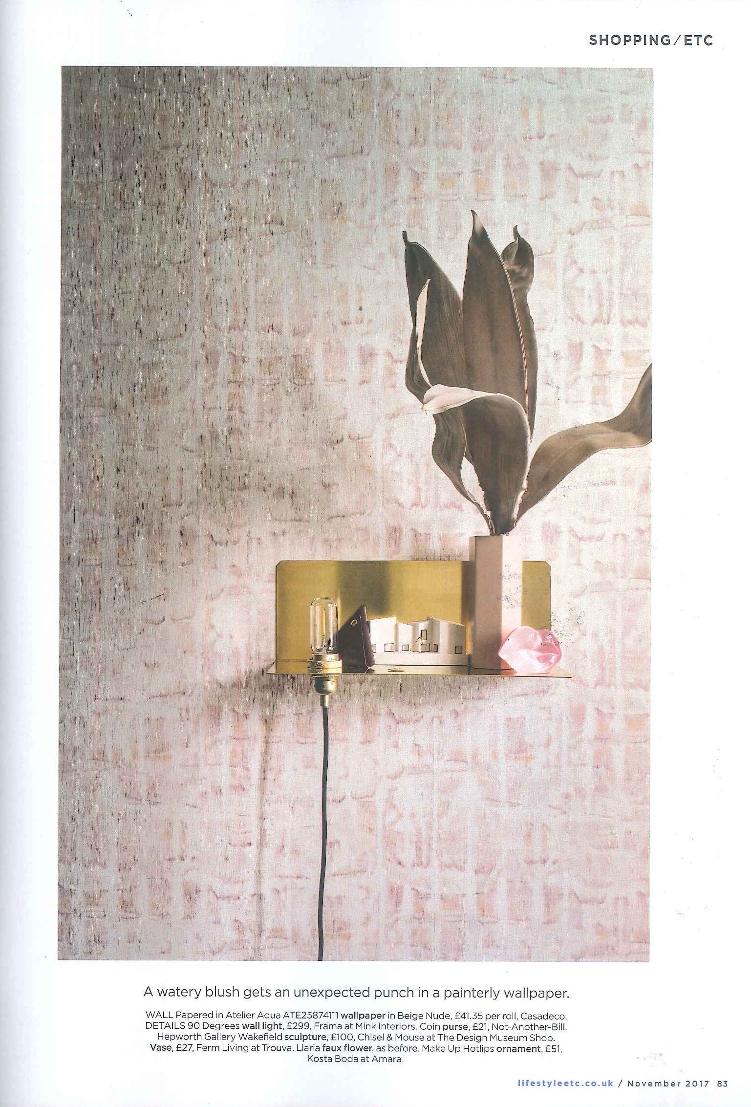 Living etc November 2017 – Chisel & Mouse