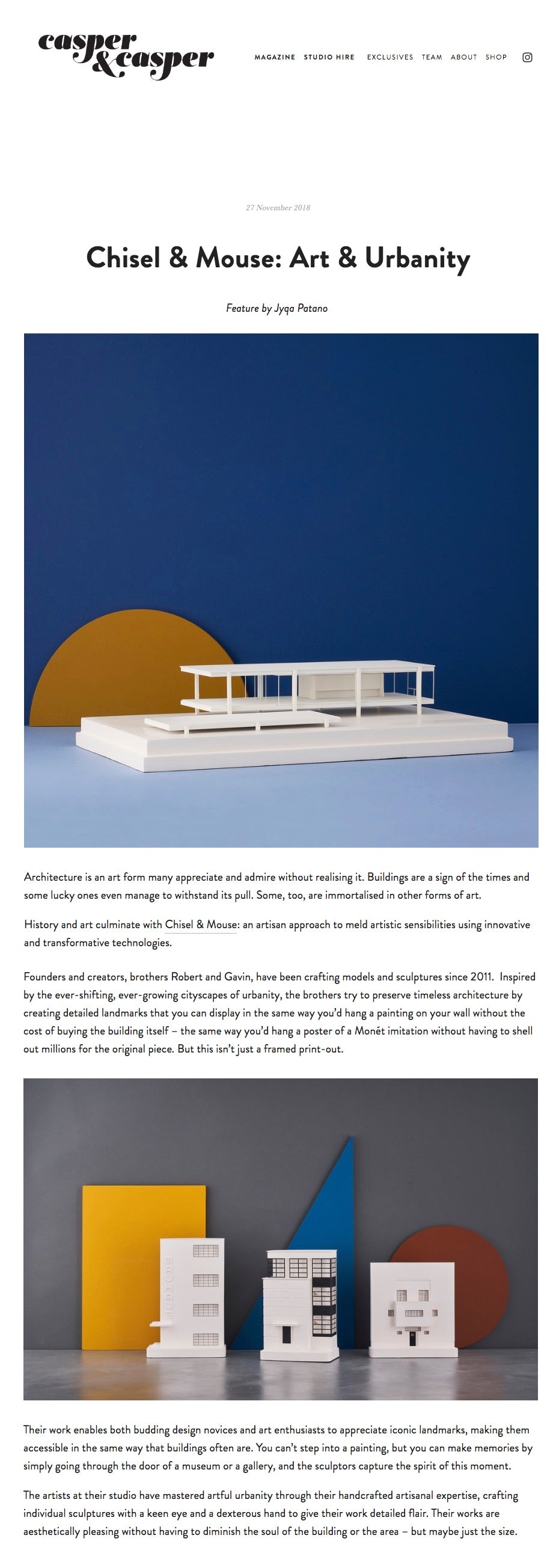 Casper and Casper – Chisel & Mouse