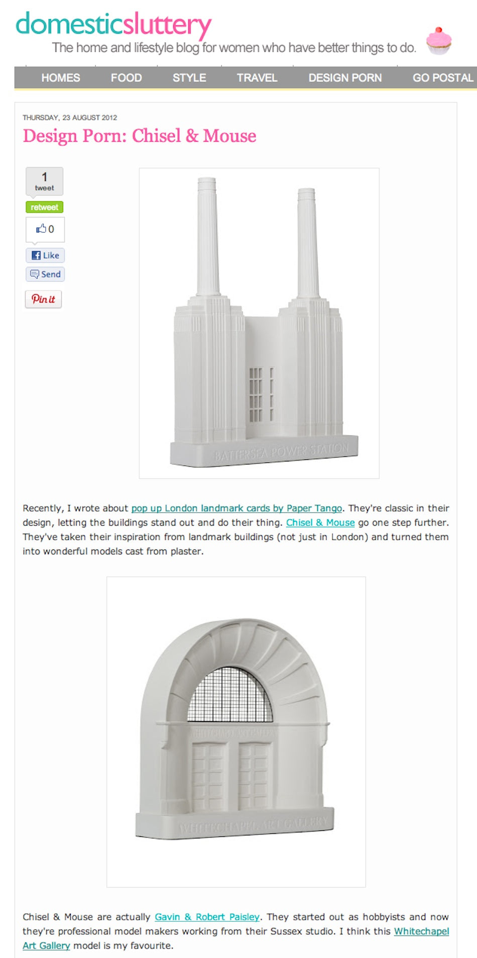 Domestic Sluttery – Chisel & Mouse