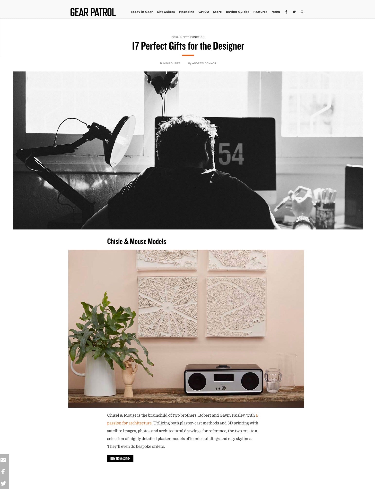 Gear Patrol – Chisel & Mouse