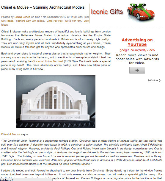 Iconic Gifts – Chisel & Mouse