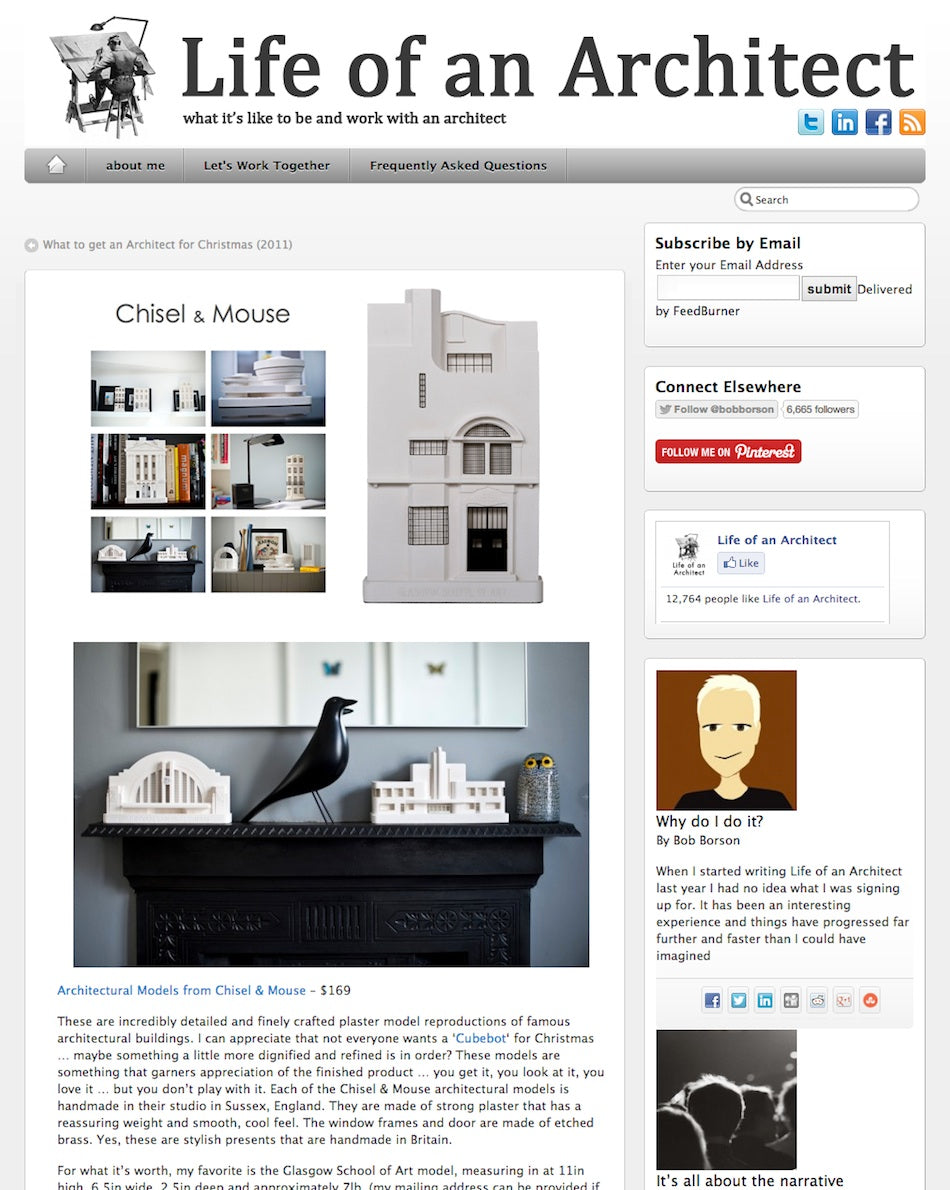 Life of an Architect - Christmas 2011 – Chisel & Mouse