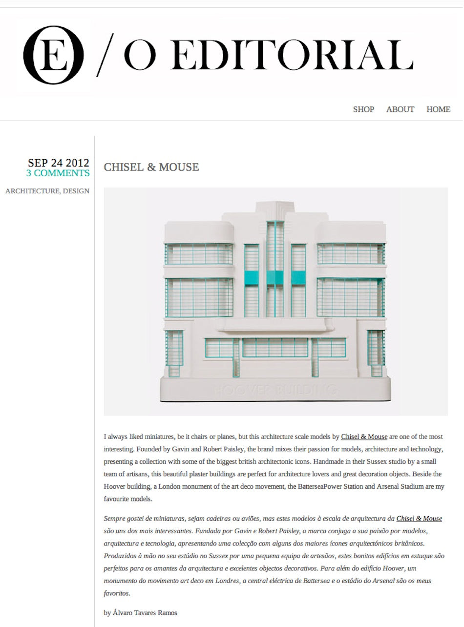 O Editorial – Chisel & Mouse