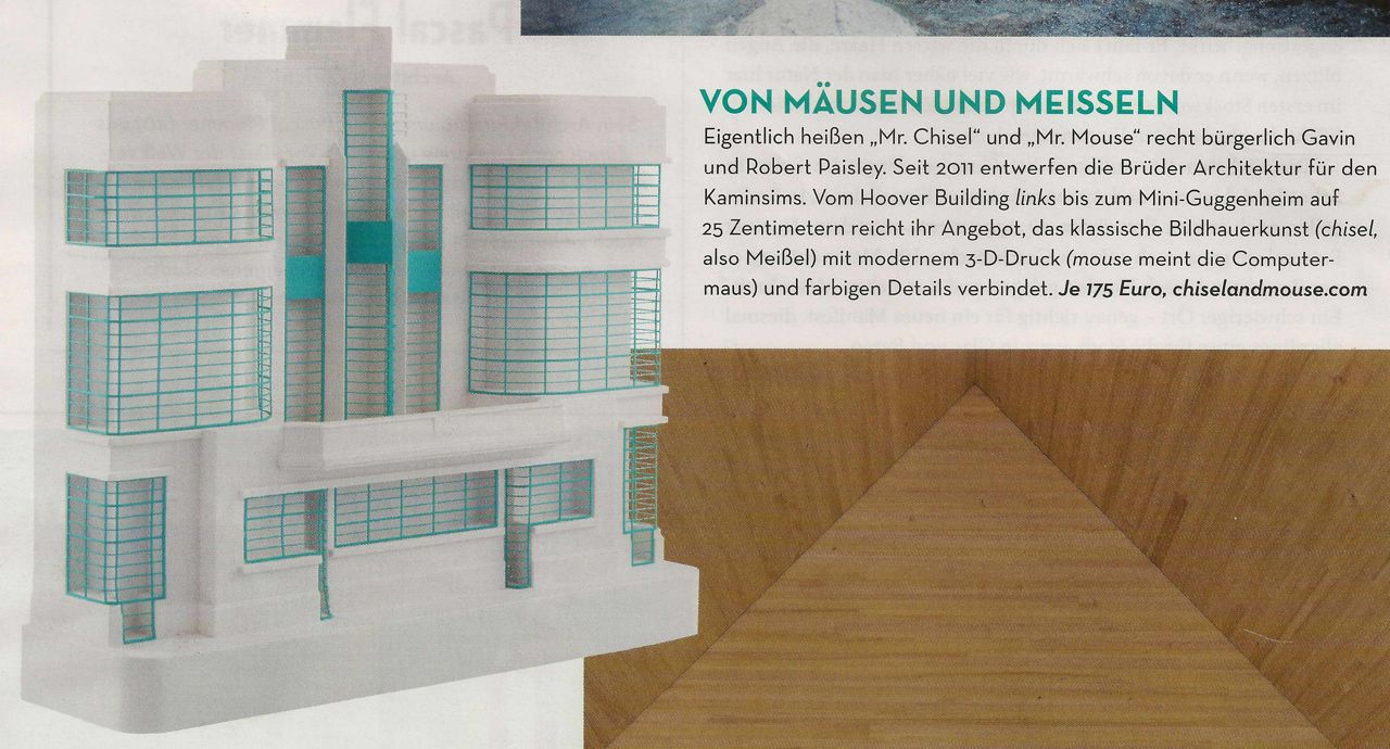 Architectural Digest Germany – Chisel & Mouse