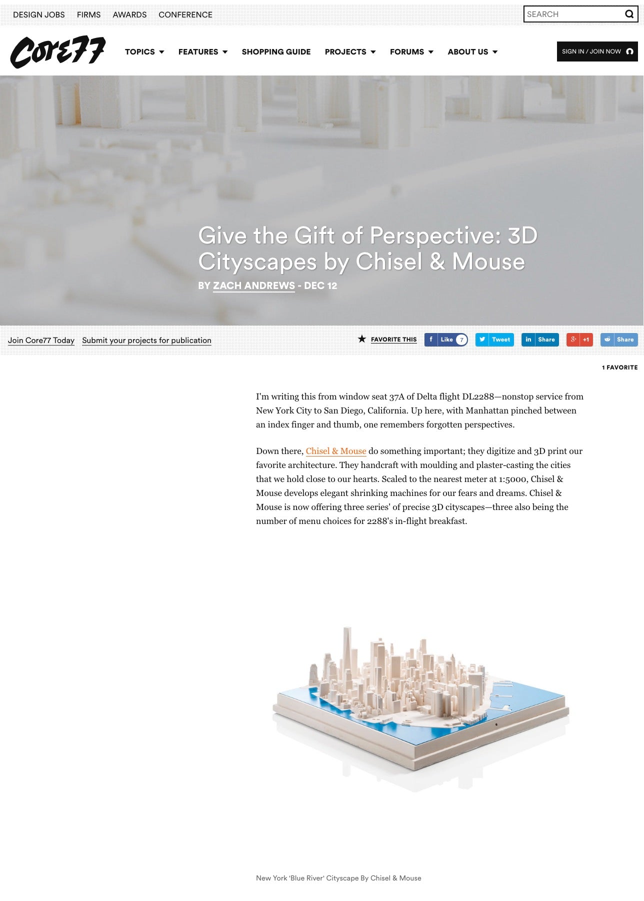 Core 77 – Chisel & Mouse