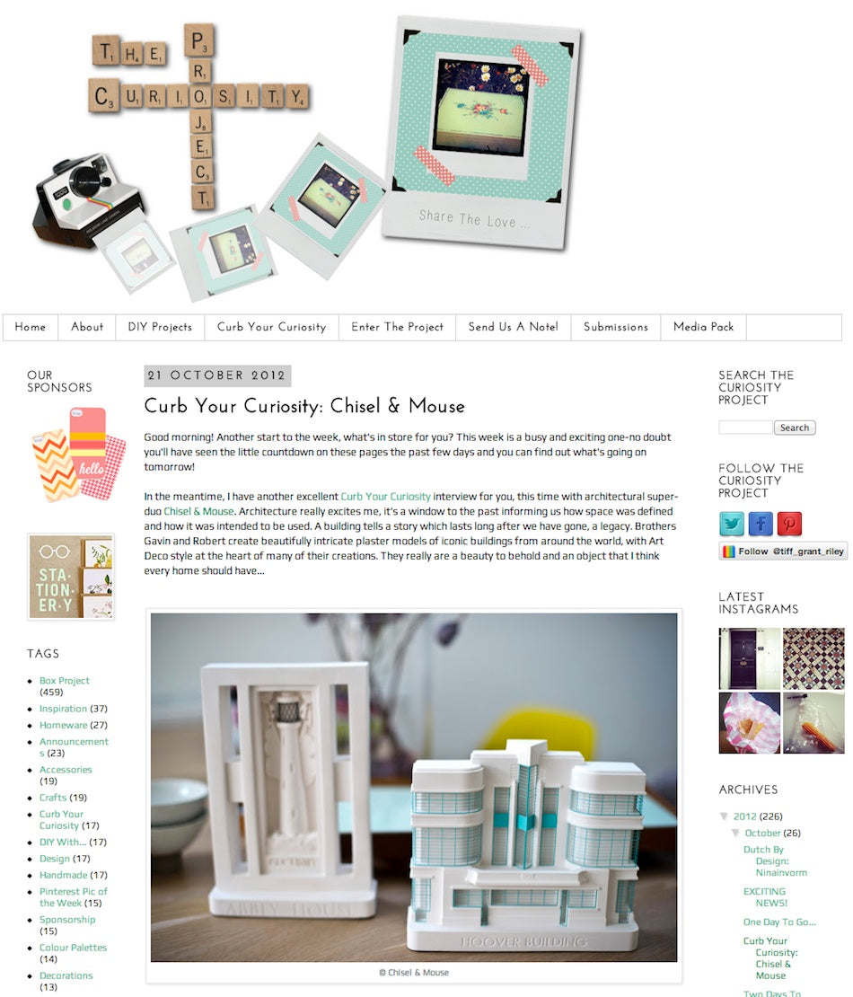 The Curiosity Project – Chisel & Mouse