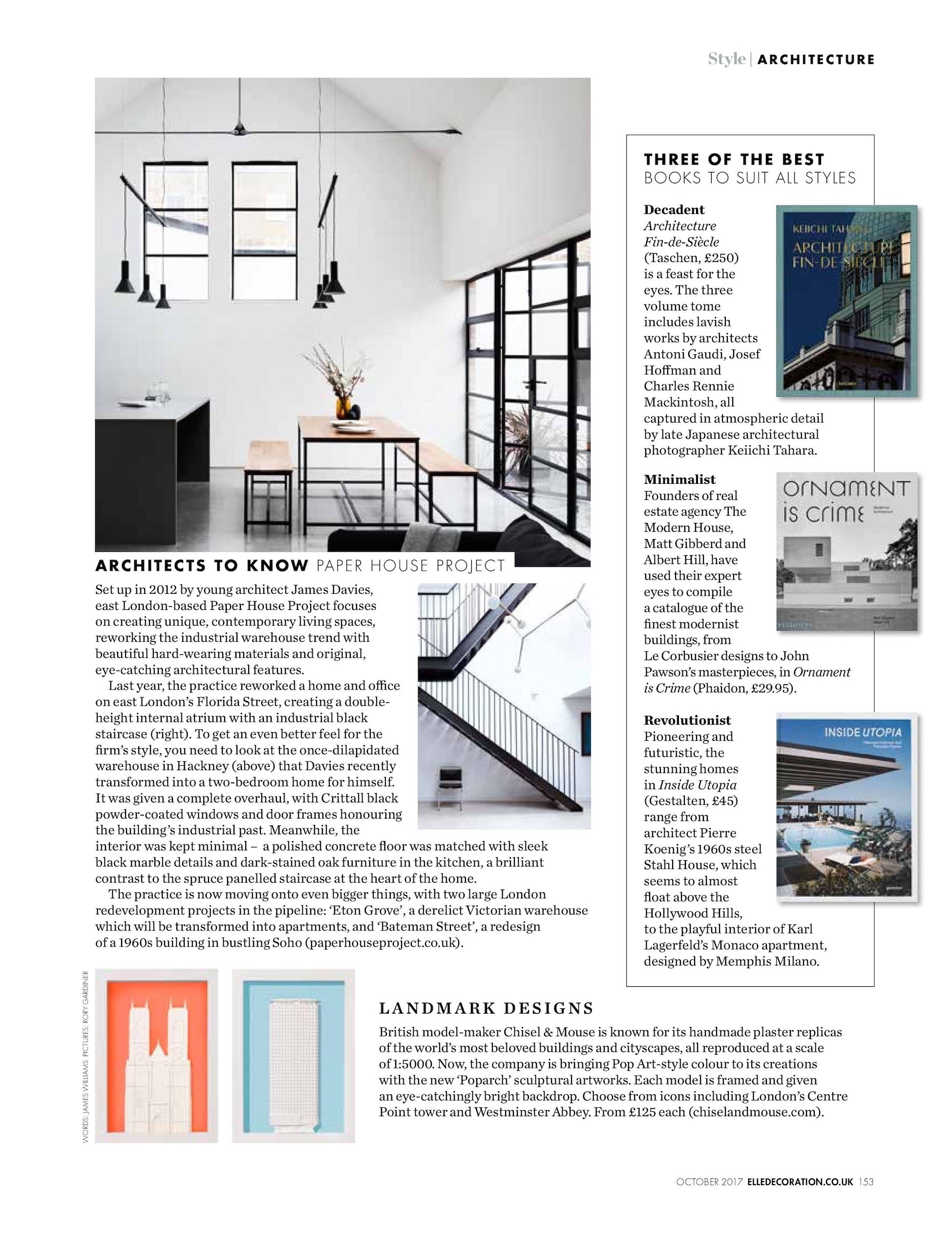 Elle Deco architecture – Chisel & Mouse