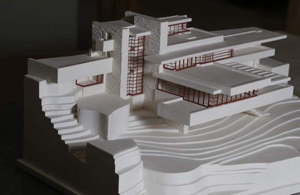 Fallingwater bespoke architectural model – Chisel & Mouse