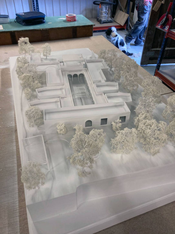 Spanish House bespoke architectural model – Chisel & Mouse