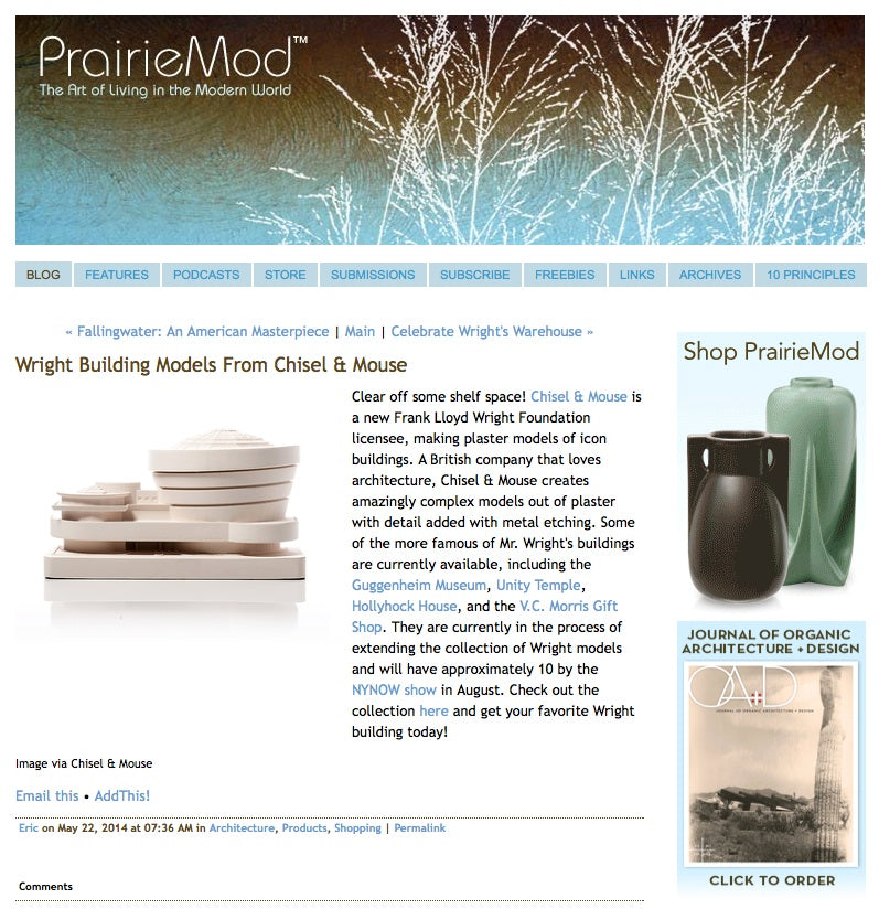Prairie Mod – Chisel & Mouse