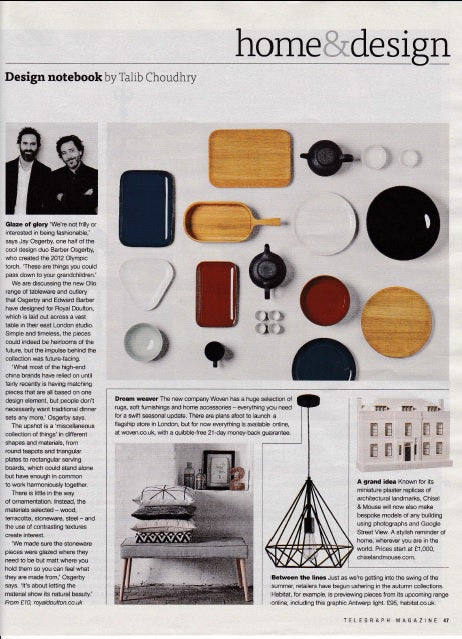 Telegraph magazine – Chisel & Mouse