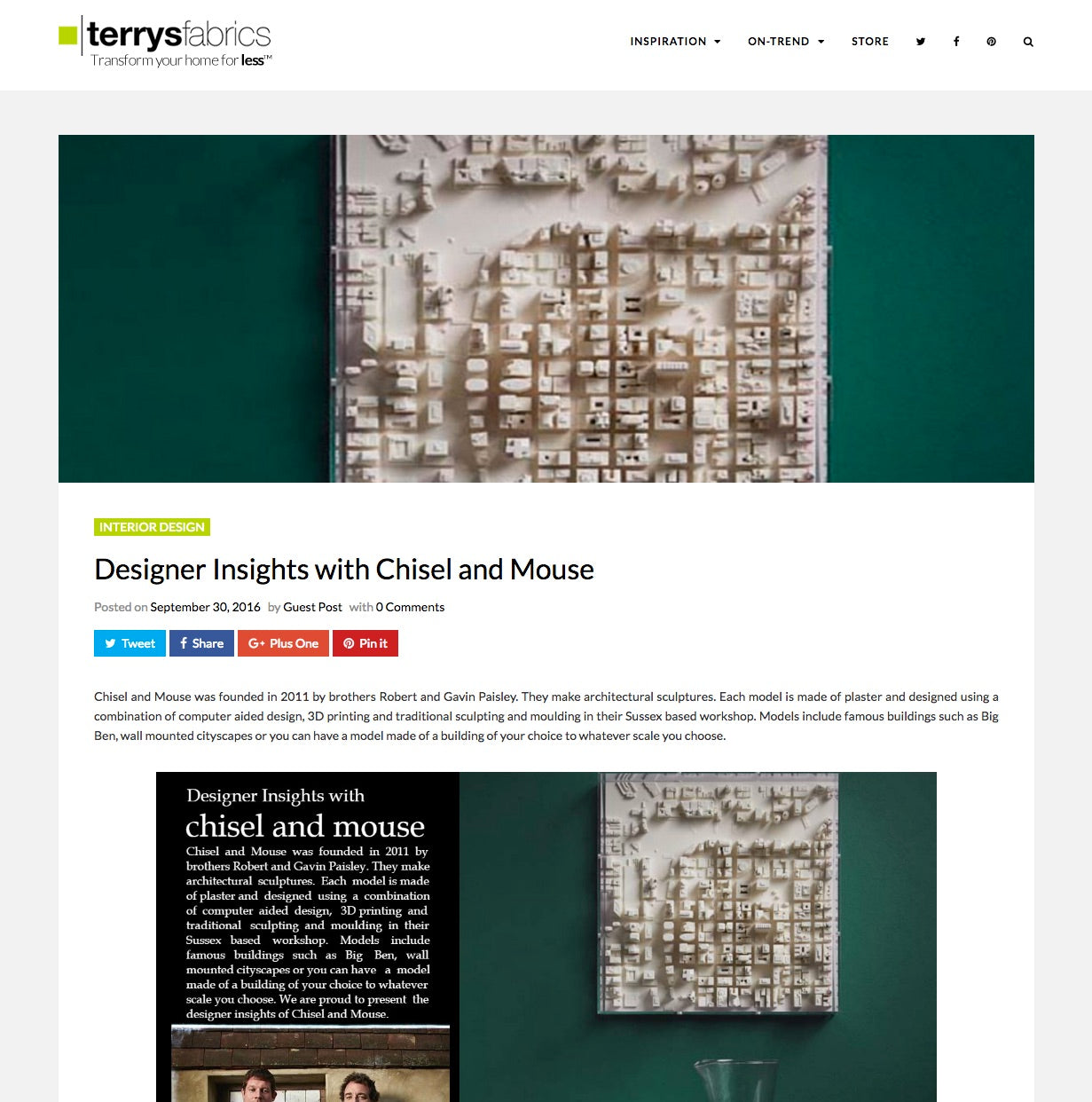 terrys fabrics – Chisel & Mouse